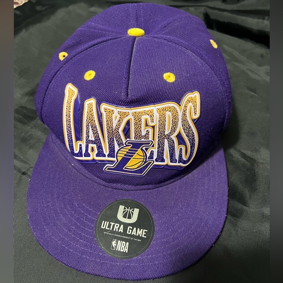 Ultra Game | Accessories | Nba Ultra Game Los Angeles Lakers Snapback ...